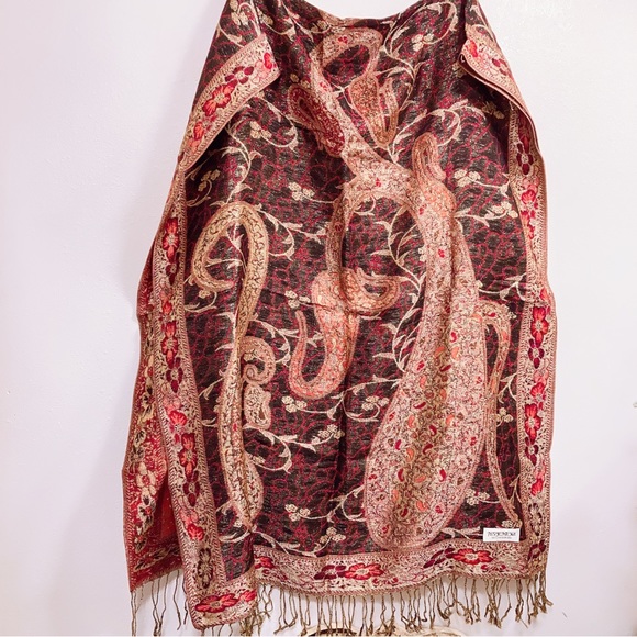 pashmina | Accessories | Pashmina Paisley Boho Festival Scarf Hippie ...